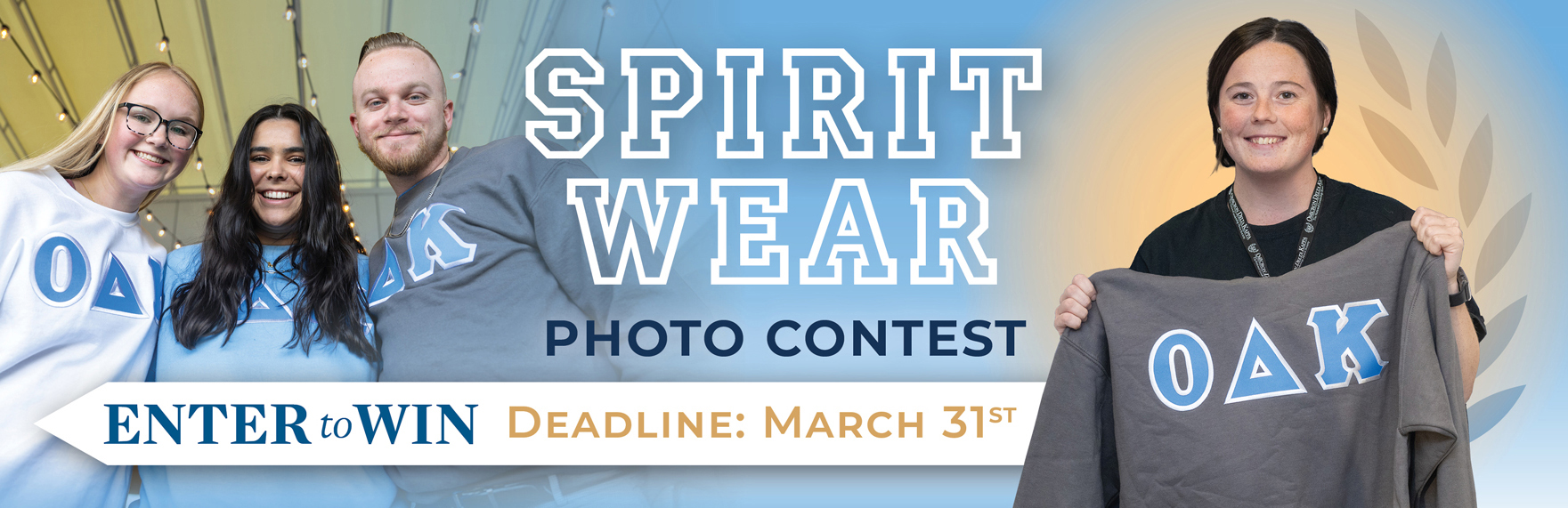 Enter the O∆K Spirit Wear Photo Contest - Omicron Delta Kappa